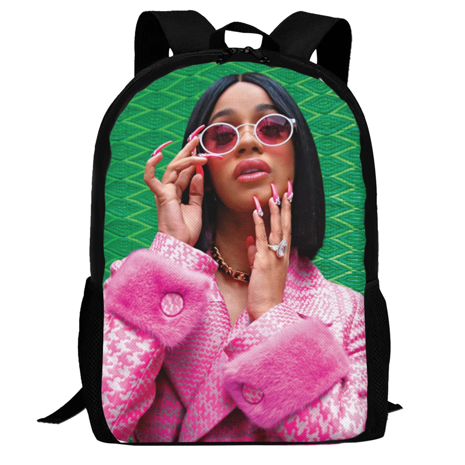 Cardi B Backpack,3d Print Laptop Backpack Lightweight Casual Daypack ...