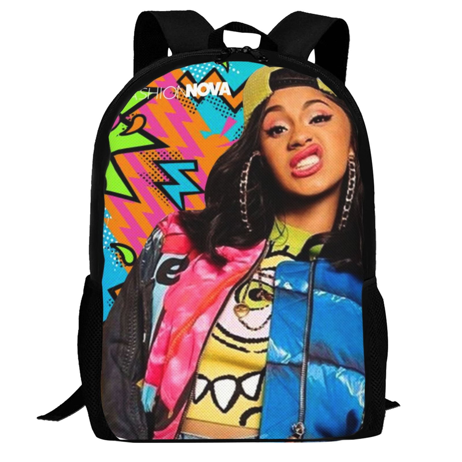 Cardi B Backpack,3d Print Laptop Backpack Lightweight Casual Daypack ...
