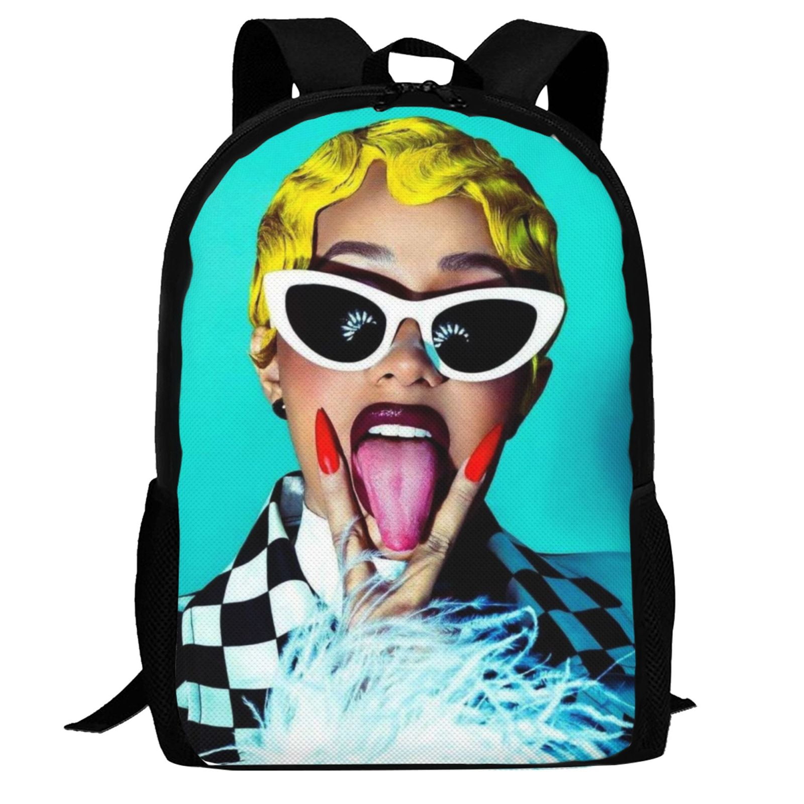 Cardi B Backpack,3d Print Laptop Backpack Lightweight Casual Daypack ...