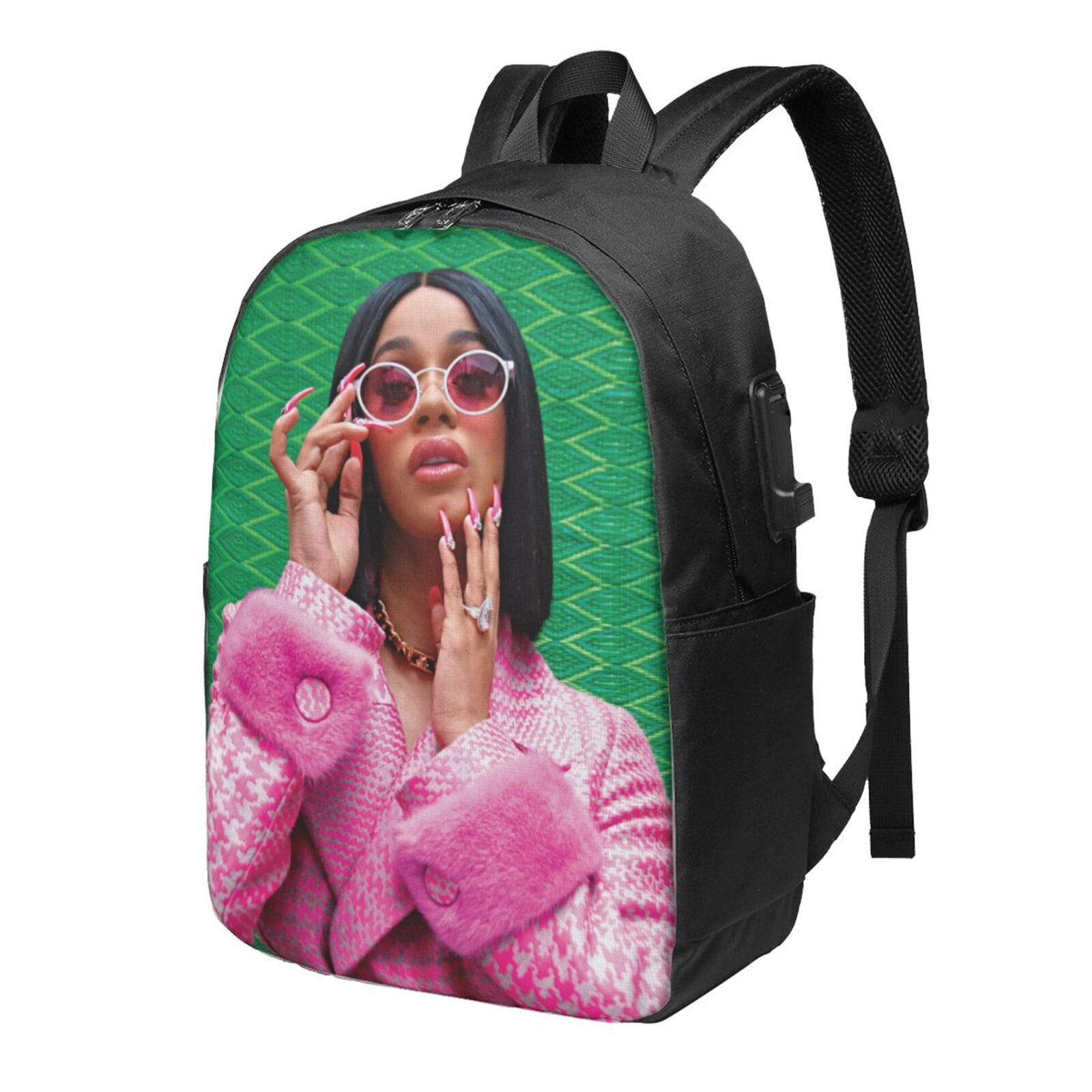 Cardi B Backpack for Men Women Teen , Water Resistant Casual Daypack ...