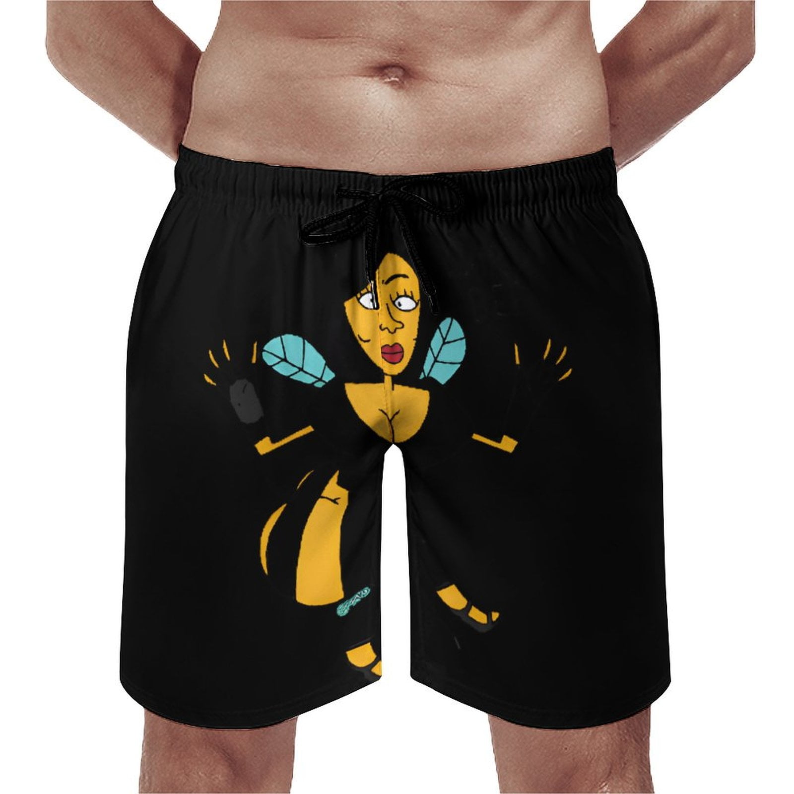 Cardi_B Funky Mens Swim Trunks Quick Dry Board Shorts,Breathable Fit ...