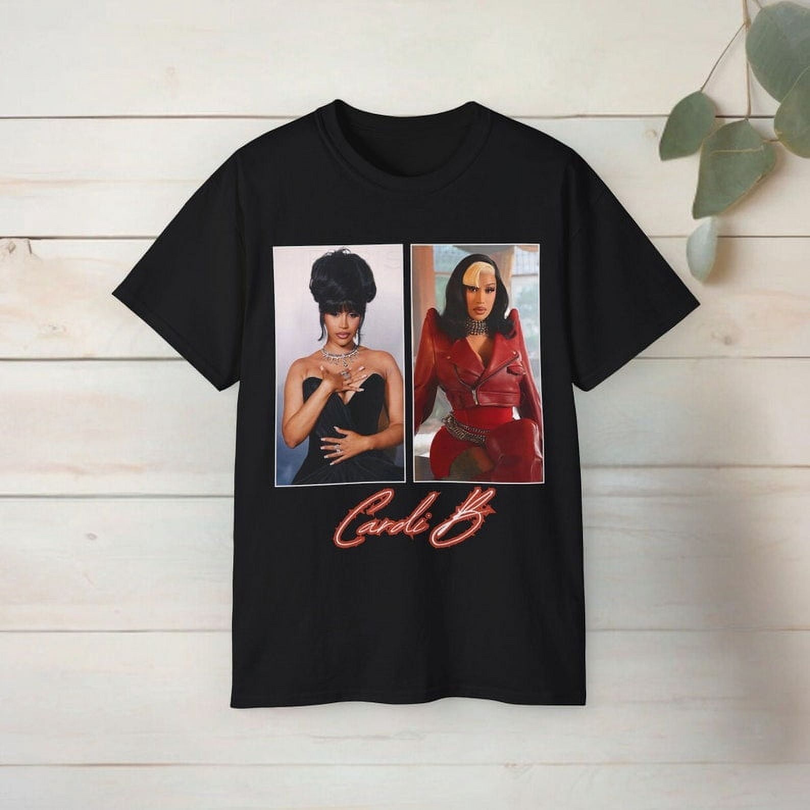 Cardi B Glam Two Photos Shirt, Cardi B Shirt, Cardi B, Cardi B Tshirt ...