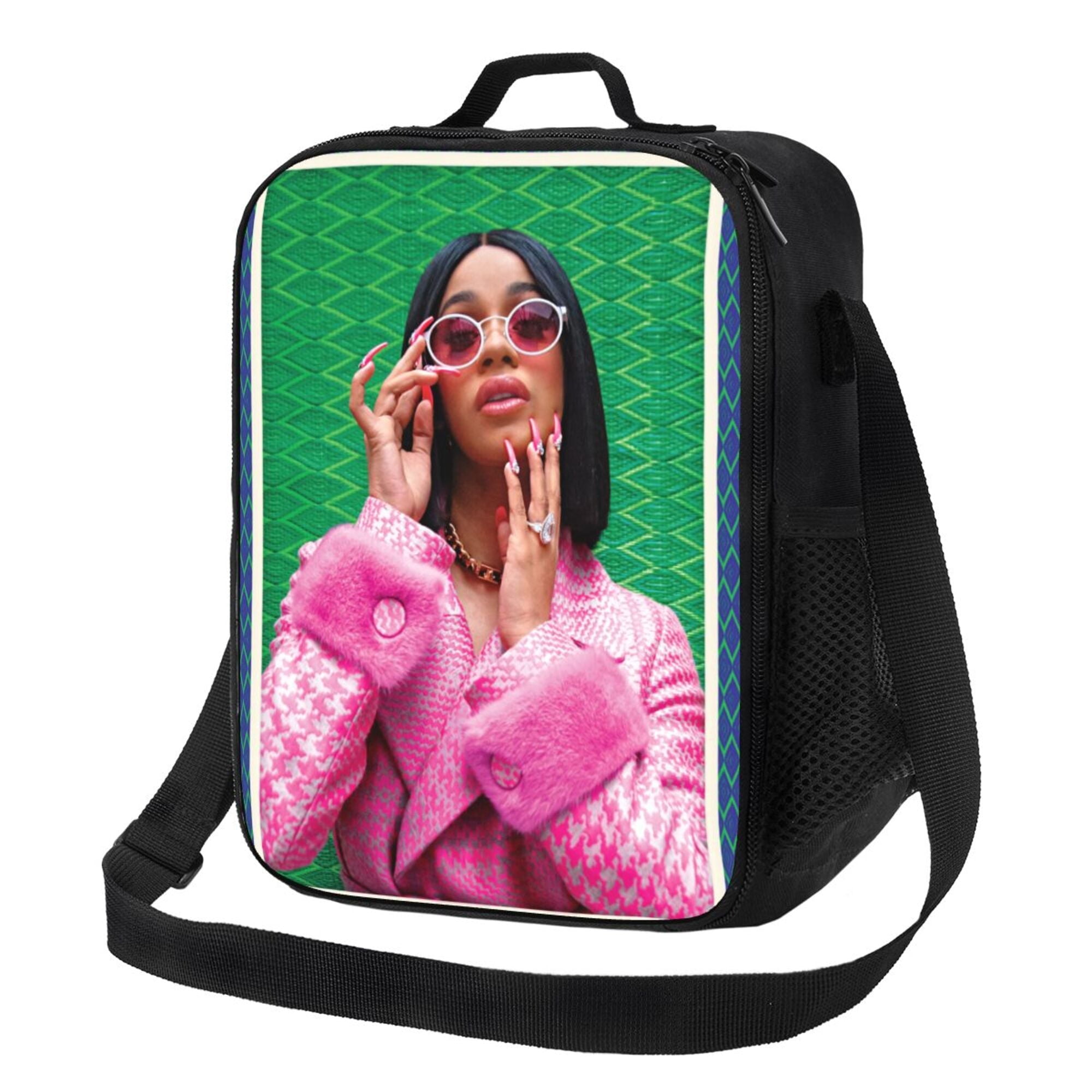 Cardi B Insulated Lunch Bag Lunch Box Lightweight Durable Lunch Tote ...