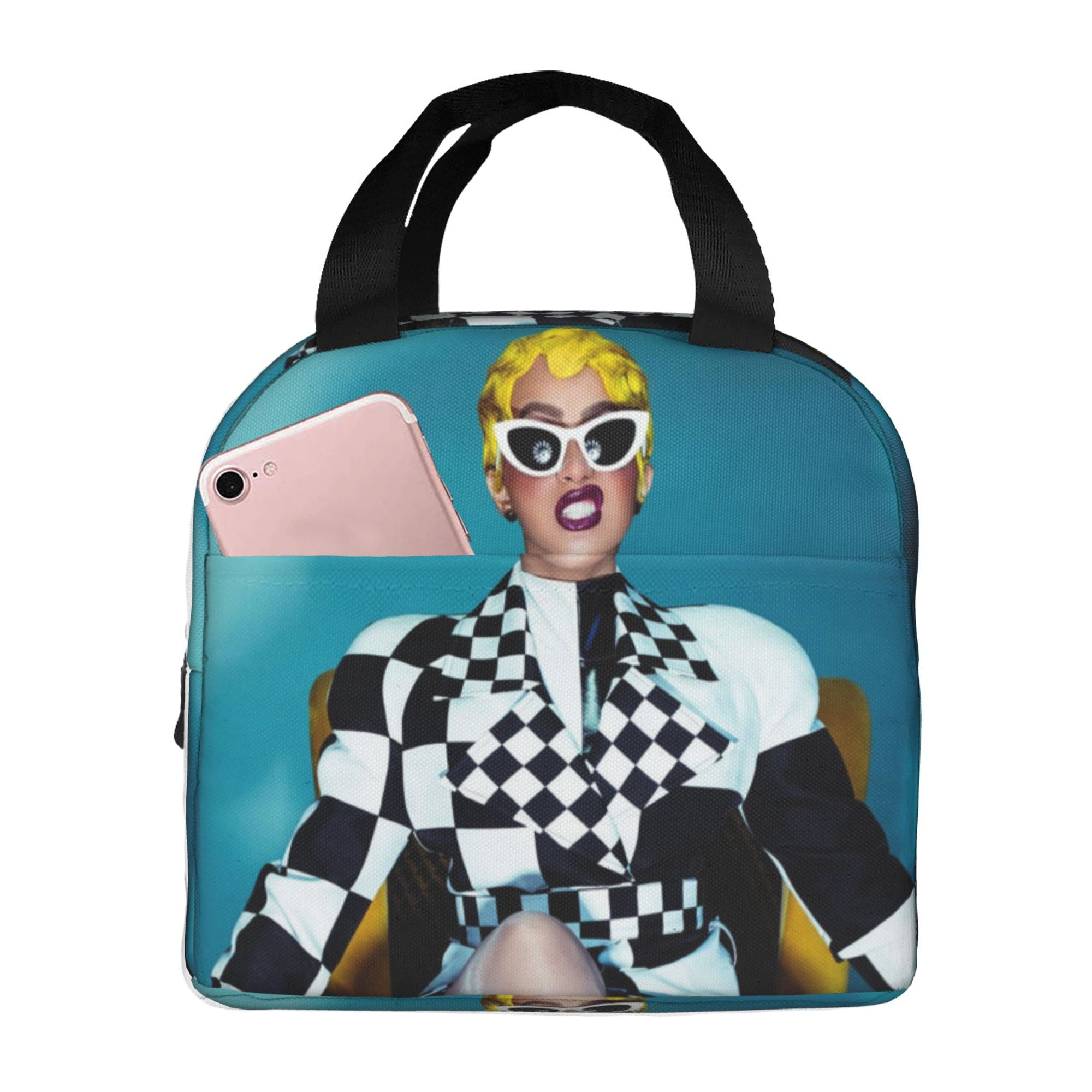 Cardi B Lunch Bag Lunch Bag Tote Bag Insulated Lunch Box Picnic Beach ...