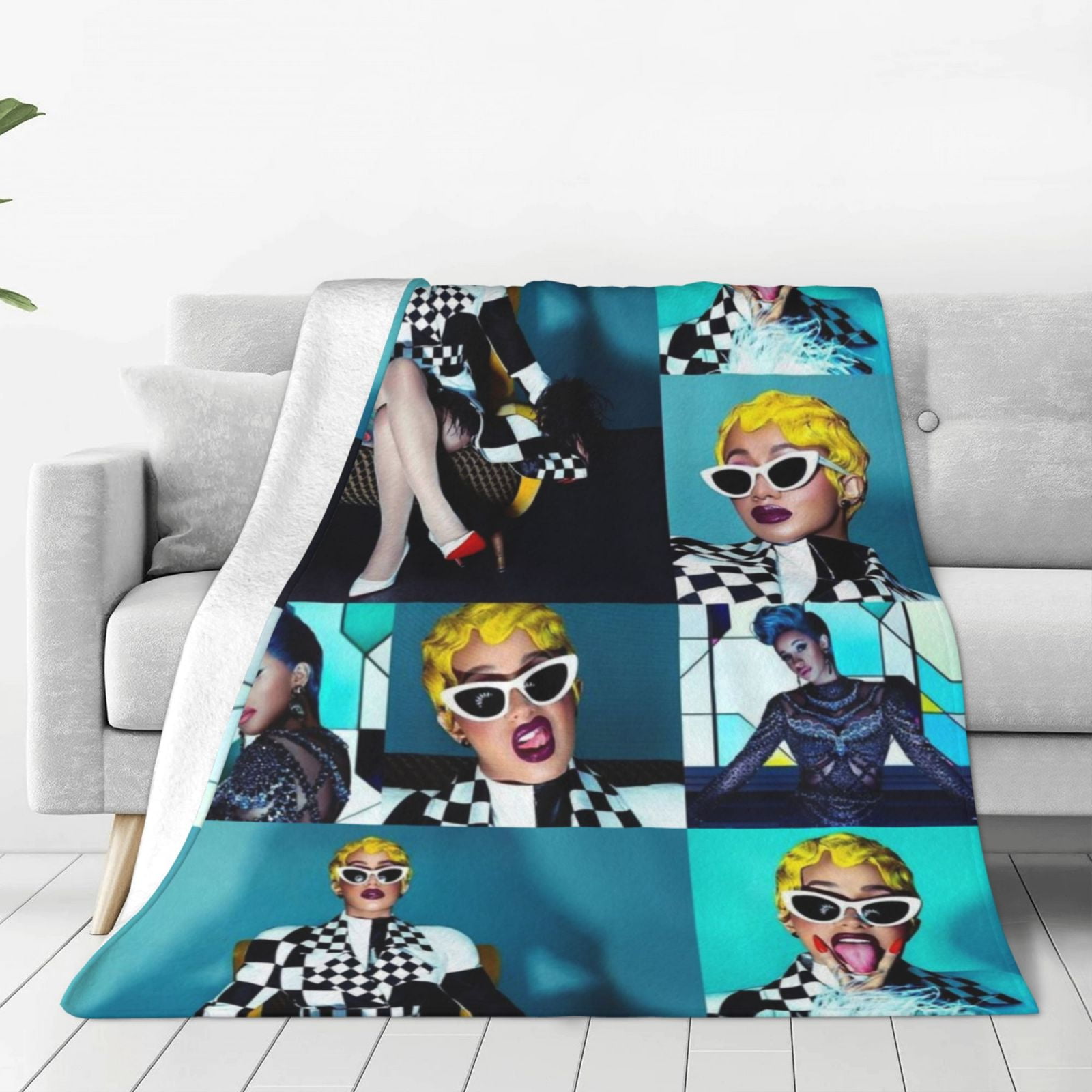 Cardi B Ultra-Soft Micro Fleece Blanket Throw All Season Fuzzy ...