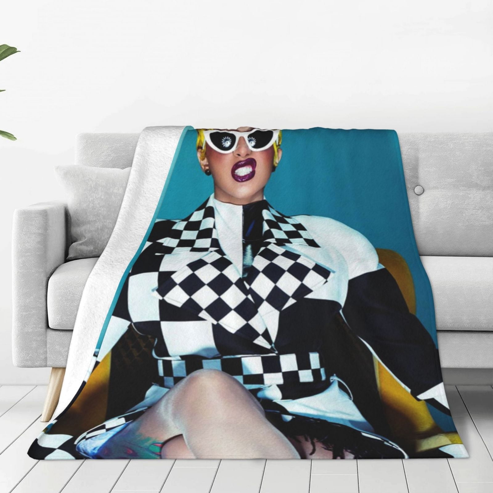 Cardi B Ultra-Soft Micro Fleece Blanket Throw All Season Fuzzy ...