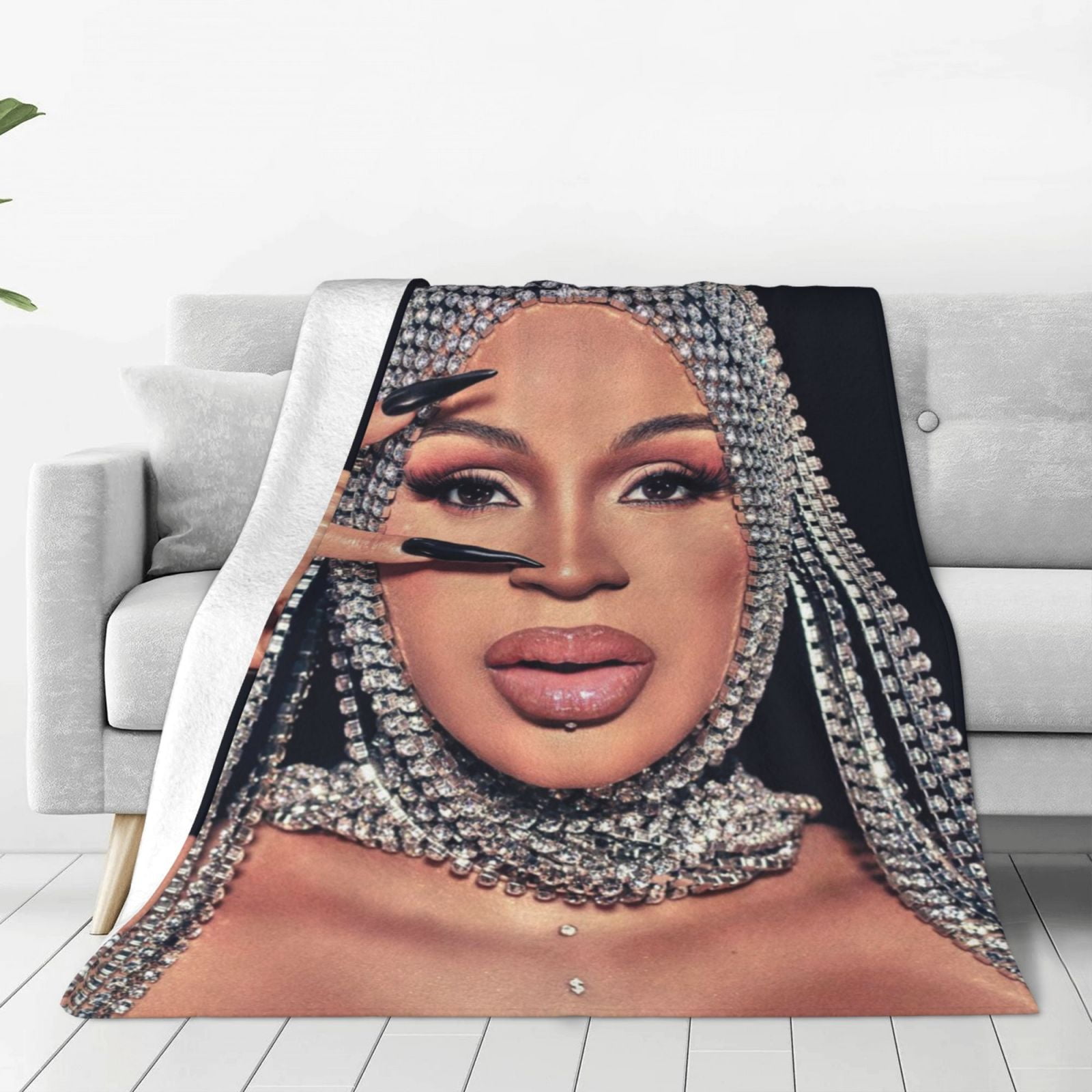 Cardi B Ultra-Soft Micro Fleece Blanket Throw All Season Fuzzy ...