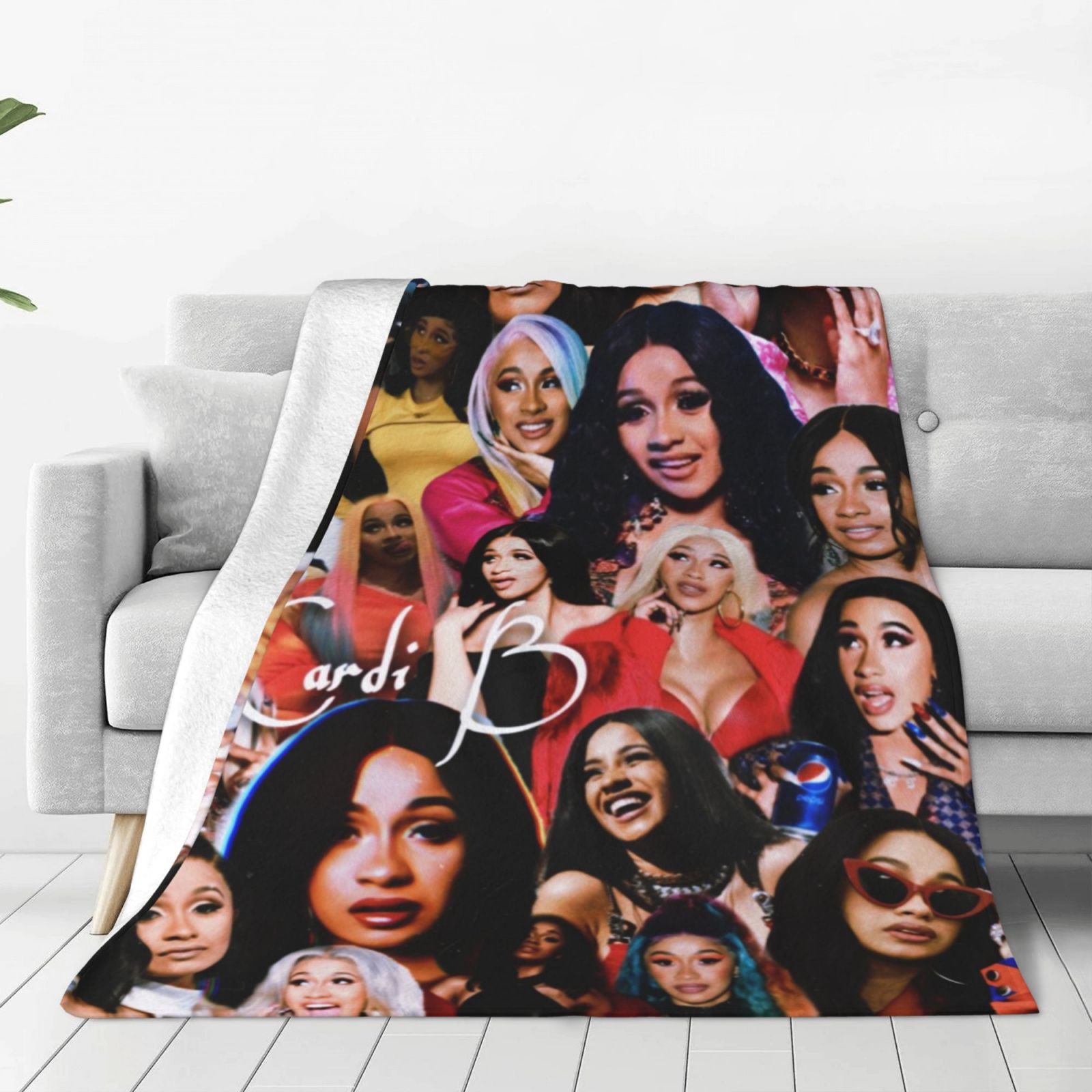 Cardi B Ultra-Soft Micro Fleece Blanket Throw All Season Fuzzy ...