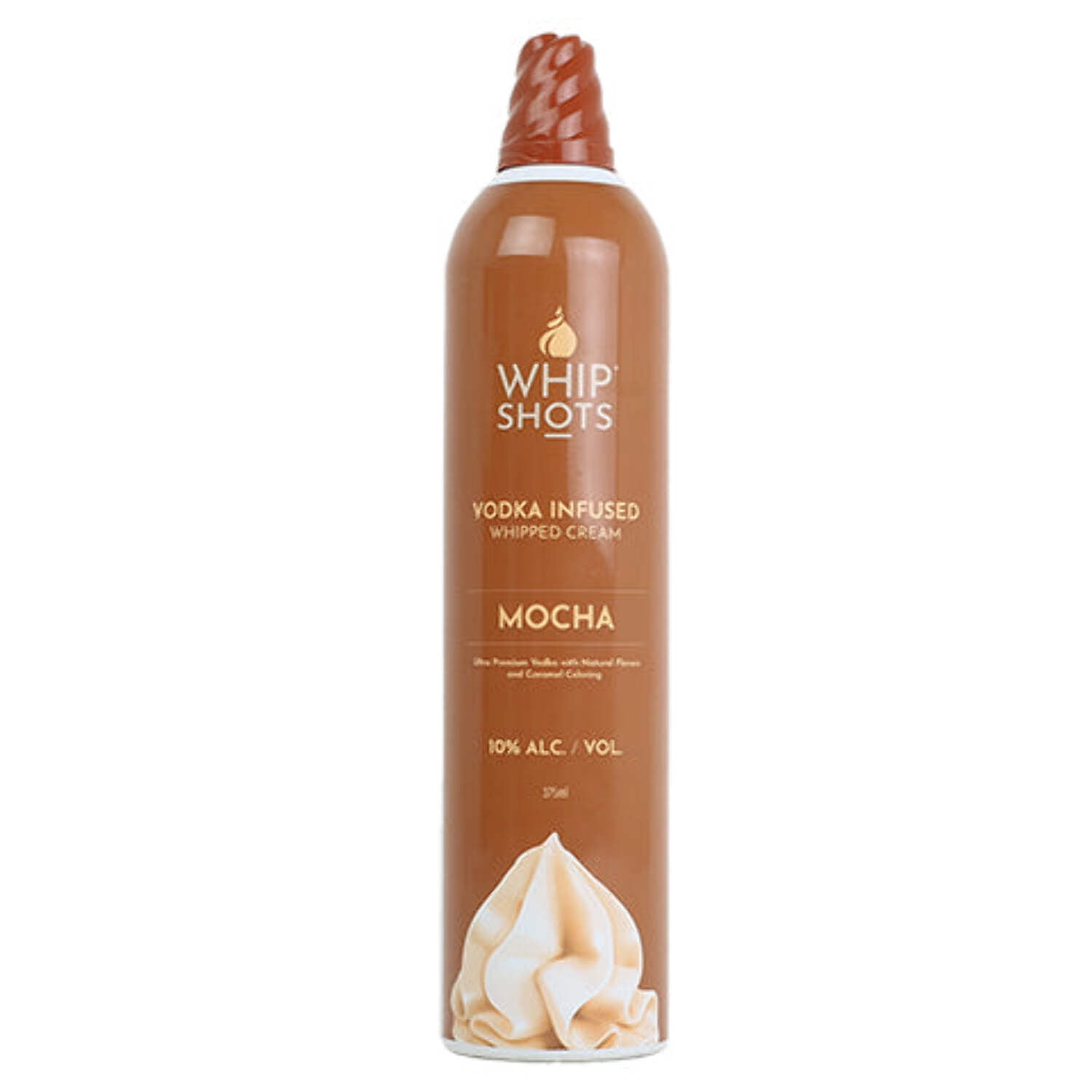 Whip Shots Infused Mocha Flavored Beverage, 375 ml Bottle 20% ABV ...