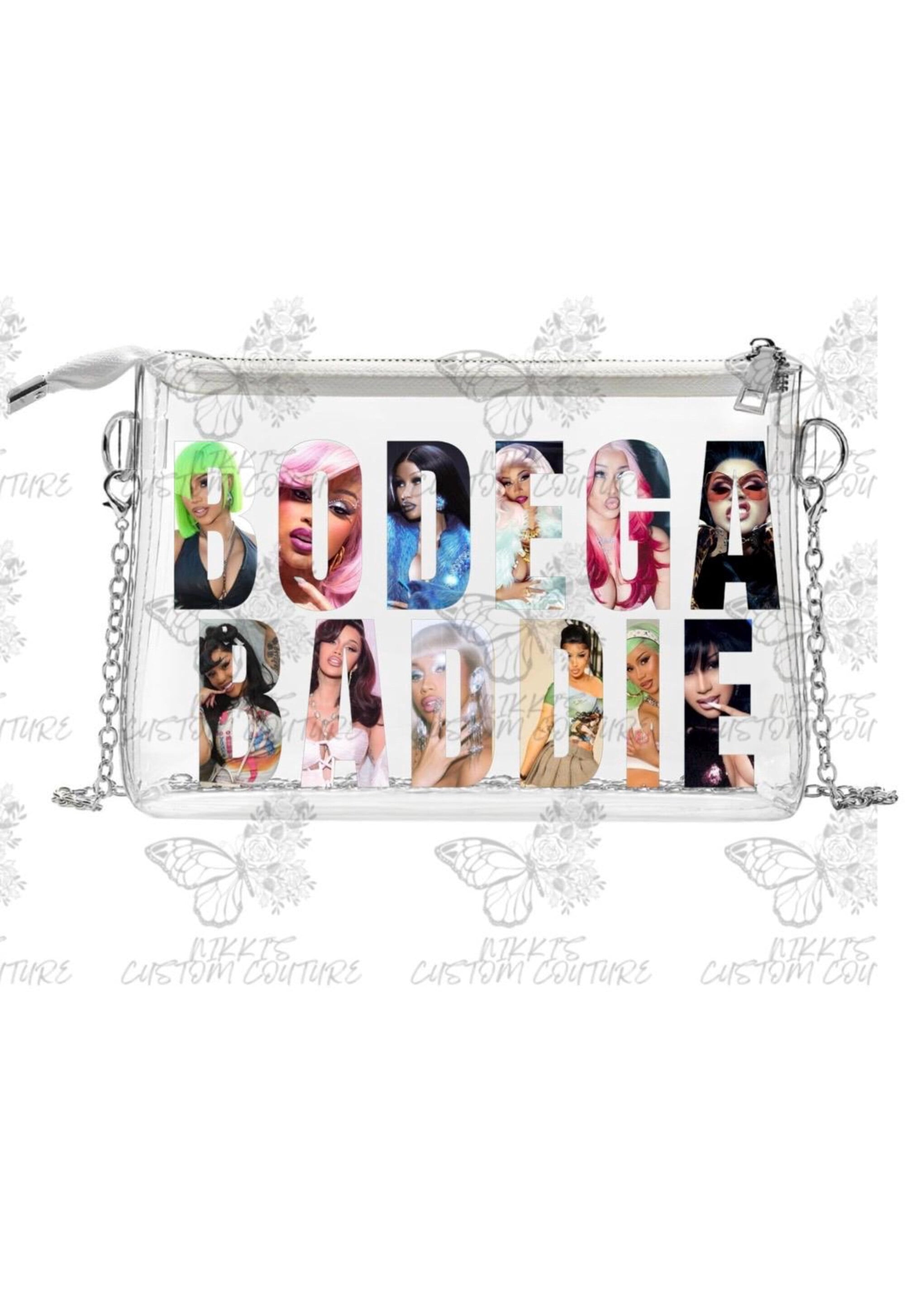 Cardi Inspired Clear Crossbody Bag Bodega Baddie Little Miss Drama ...
