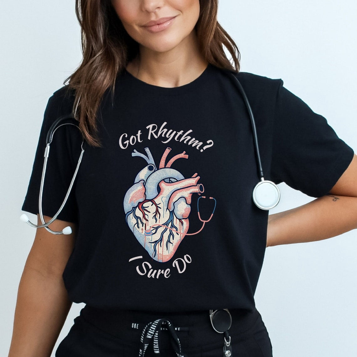 Cardiac Nurse Heart T-Shirt: Anatomy, Cardiology, F5499 All Size S-5Xl ...