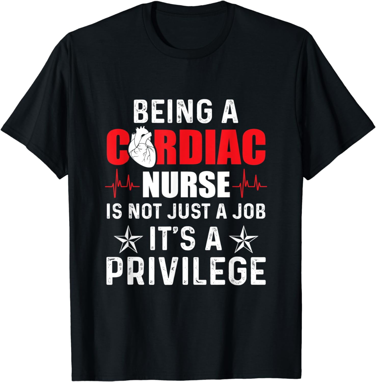Cardiac Nurse Just a Job Cardiology CNS Nursing RN T-Shirt - Walmart.com