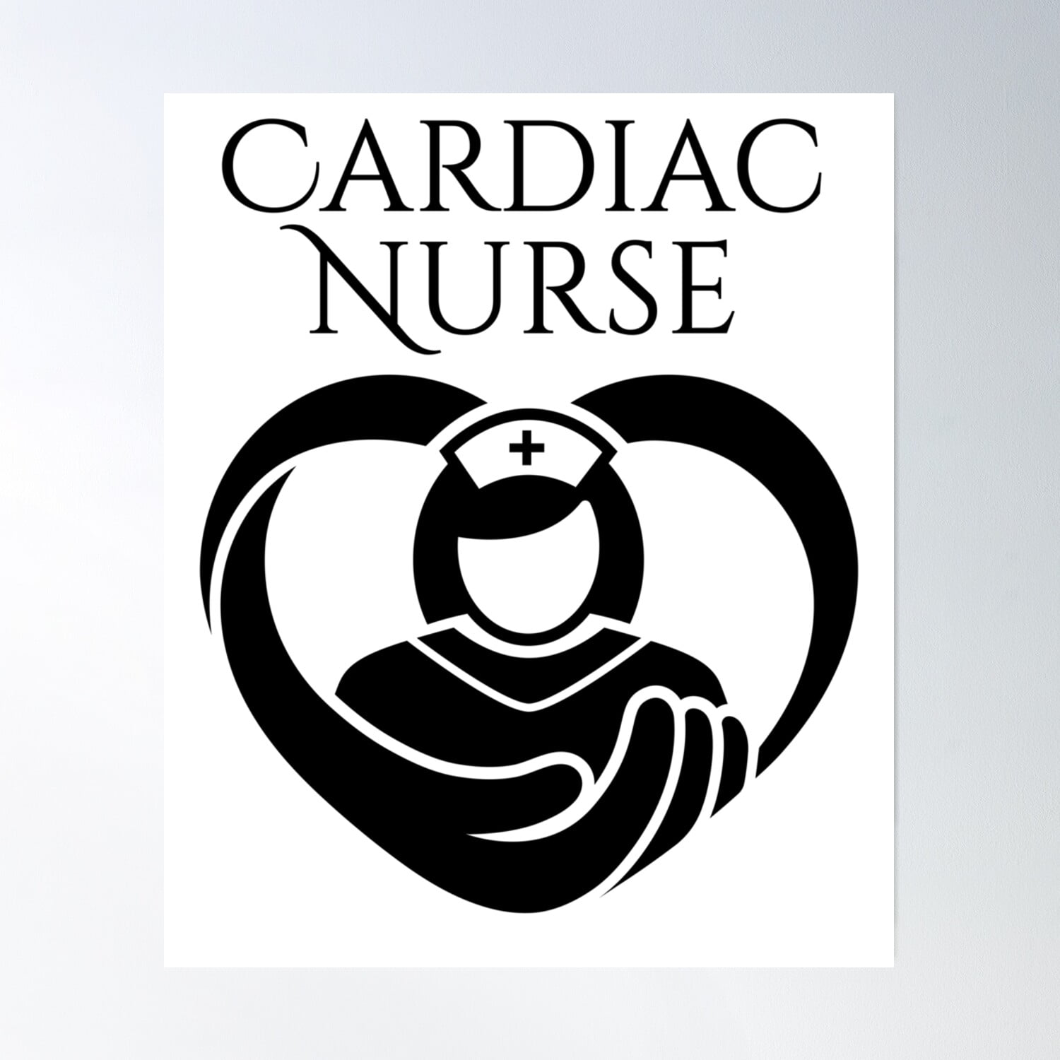 Cardiac Nurse Poster Wall Art, Modern Wall Decor, 24x36 UNFRAMED ...