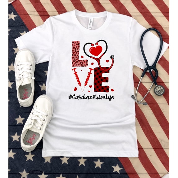Cardiac Nurse Shirt Cardiovascular Nursing Shirt Cardiac Nurse Life ...