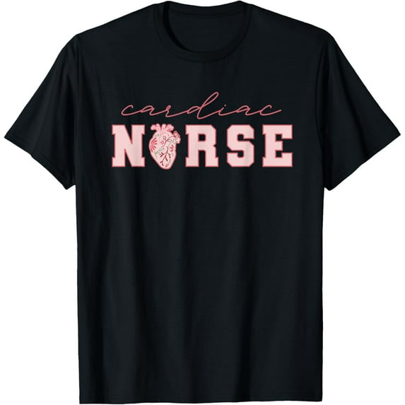 Cardiac Nurse Valentine's Day Telemetry Nurse CVICU Nurse T-Shirt ...