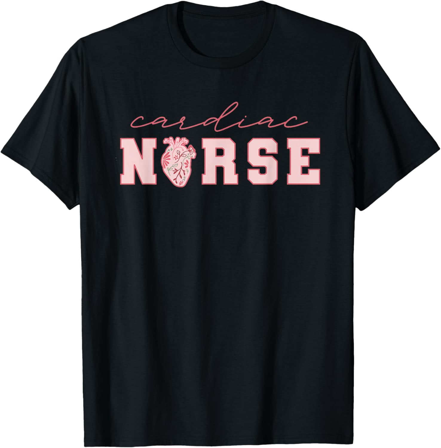 Cardiac Nurse Valentine's Day Telemetry Nurse CVICU Nurse T-Shirt ...