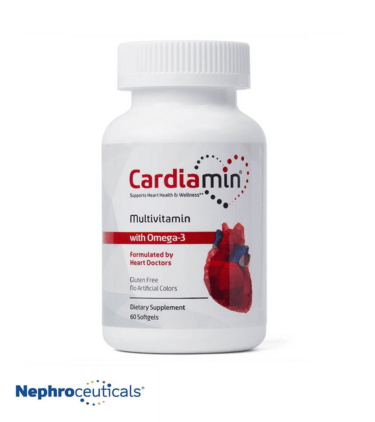 Nephroceuticals Cardiamin 60 Capsules, 30-Day Supply, Gluten Free ...