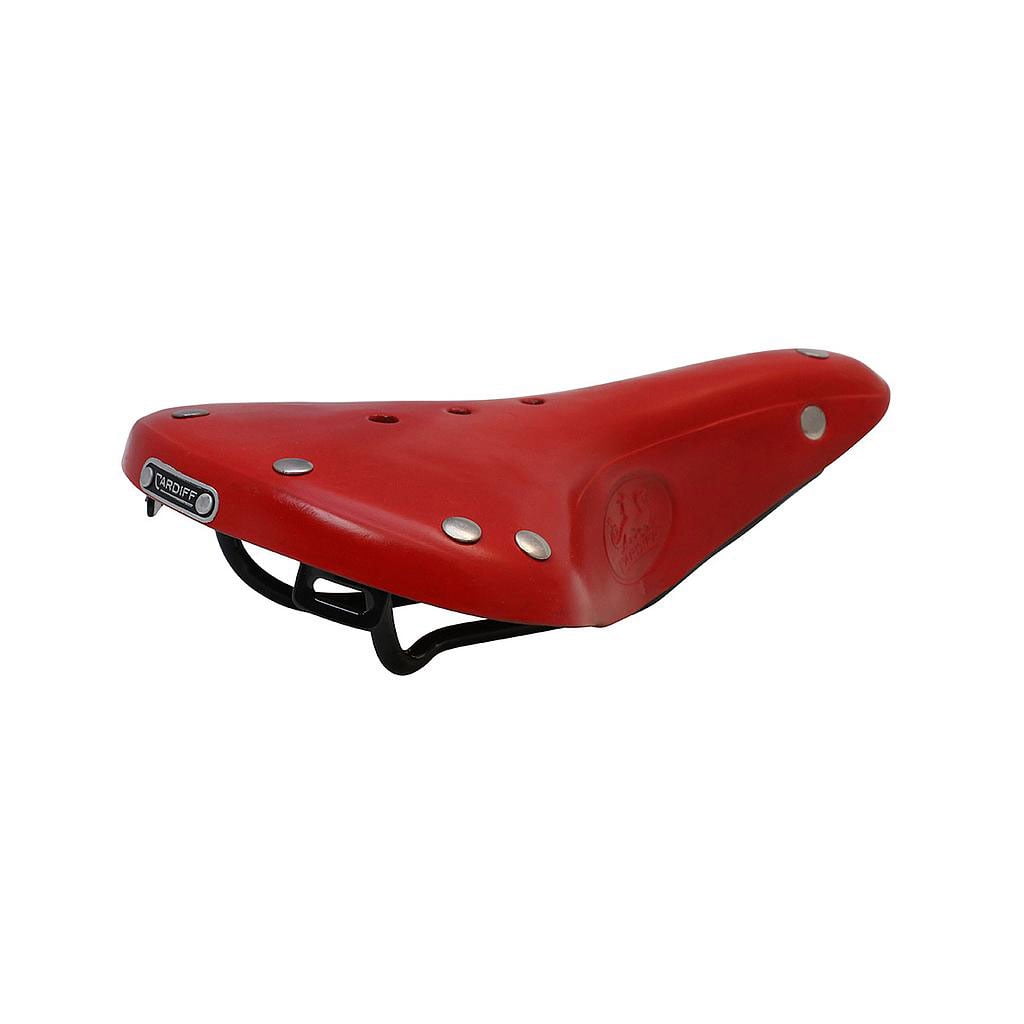 Cardiff Harlech Leather Saddle, Red - Walmart.com