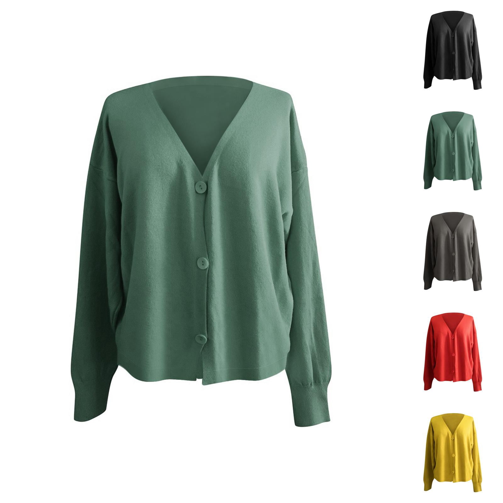 Chic Women's Cardigan Long Sleeve Open Front Duster Cardigan for Women ...