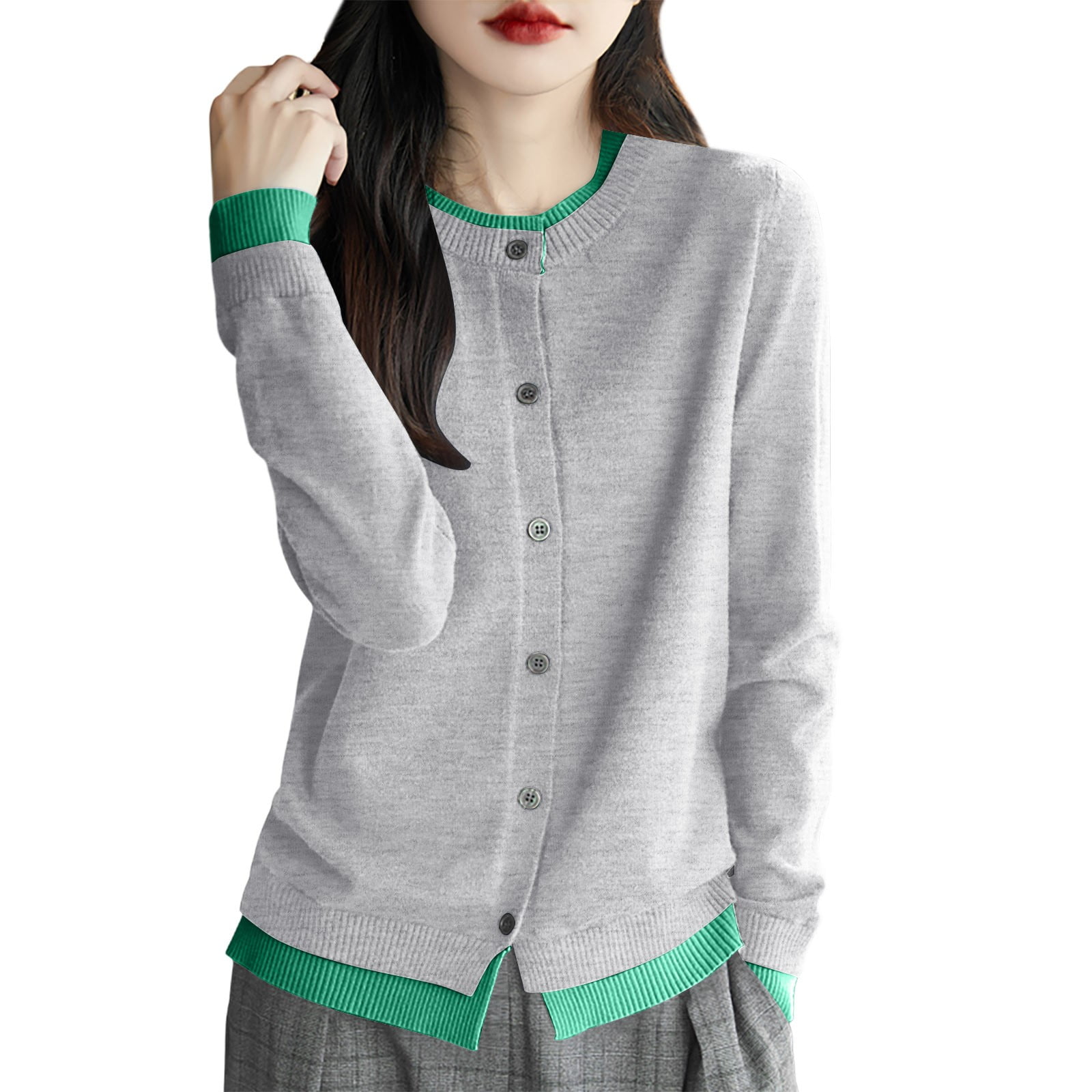 Cardigan Sweaters For Women Open Front Cozy Fall Cardigans Sweater ...