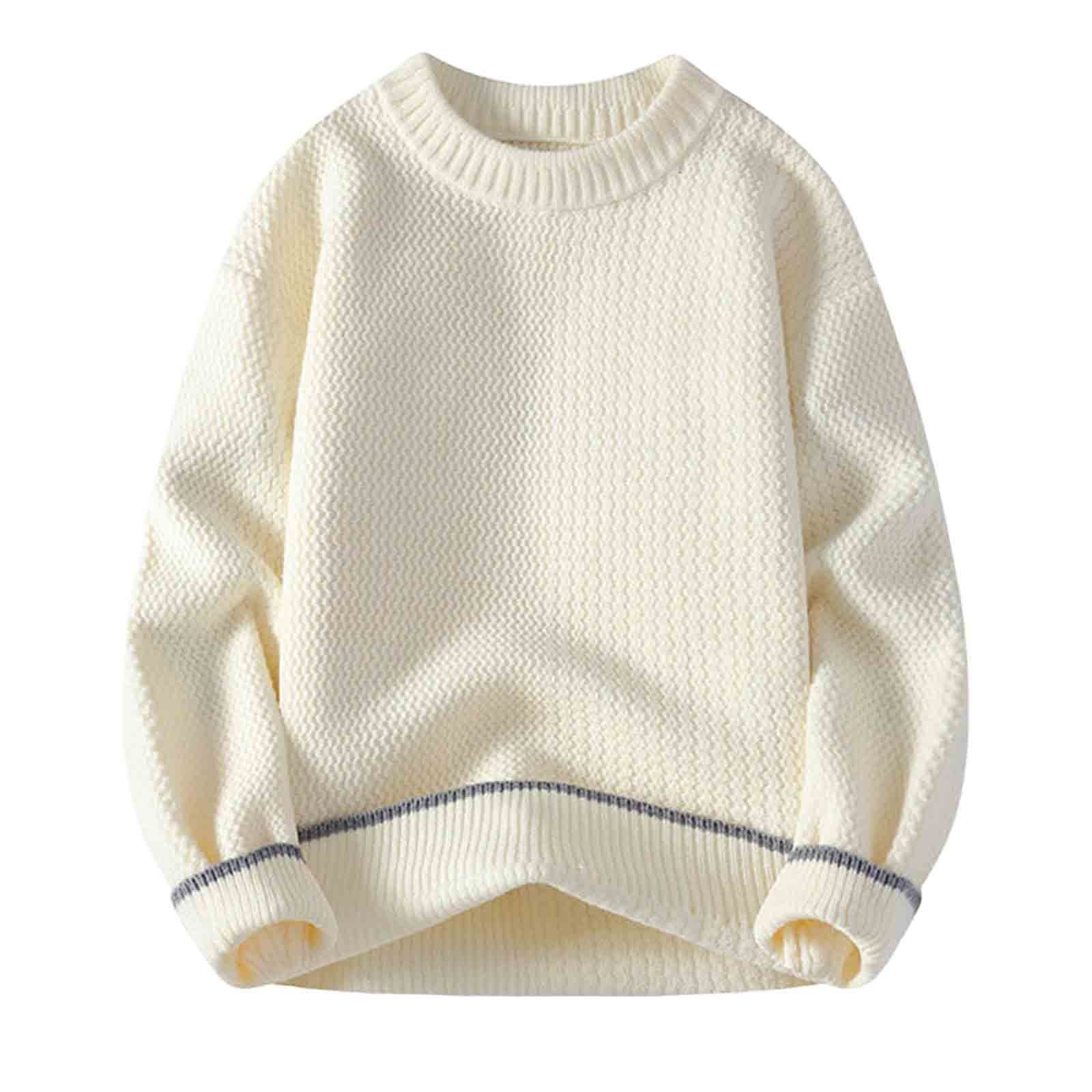 Cardigan Sweaters for Men, Men's Solid Color Casual Elastic Knitted ...