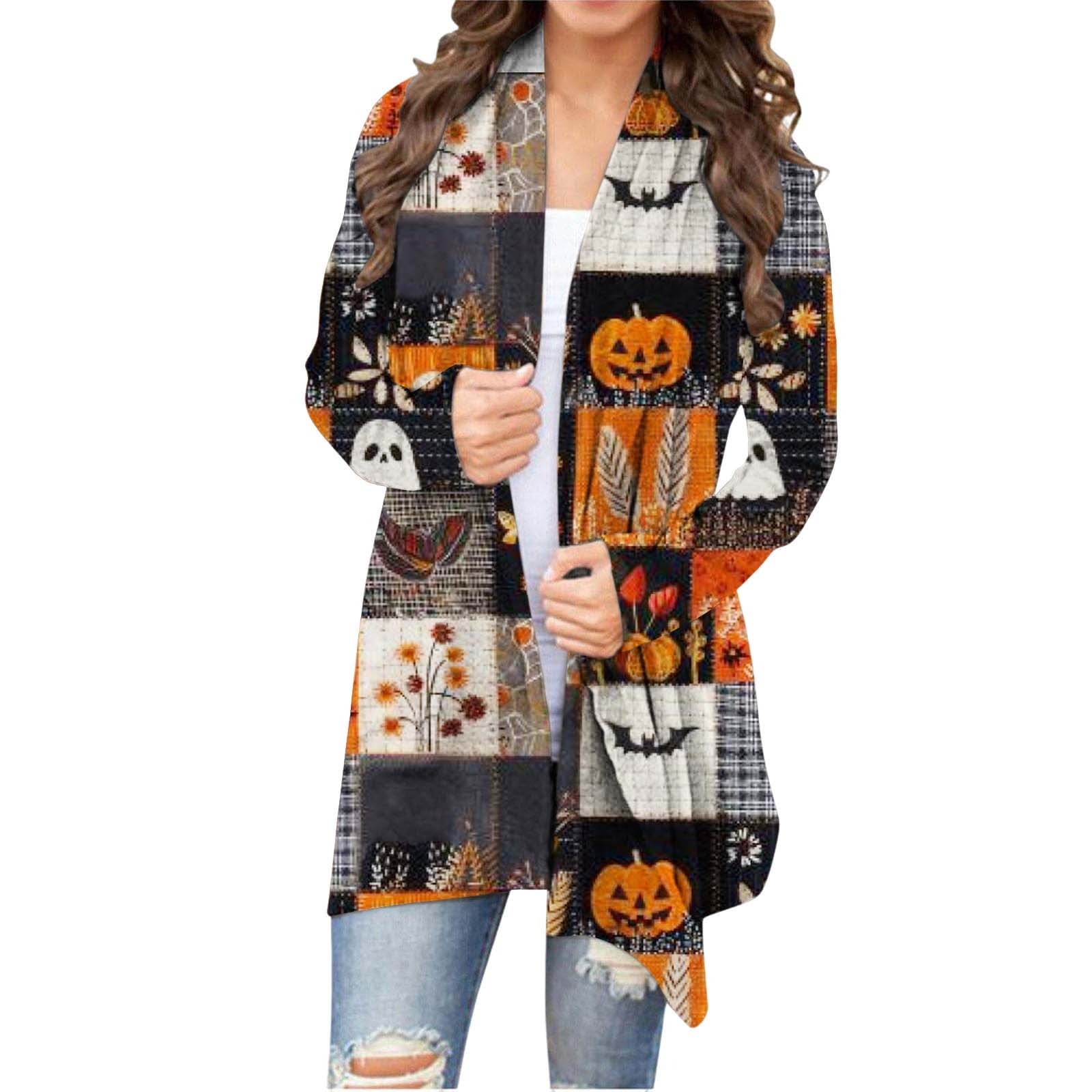 Cardigan Sweaters For Women Halloween Costume Fashion Casual Party ...