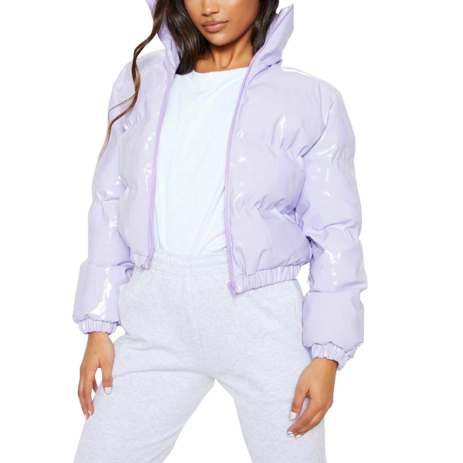 Cardigan Sweaters for Women Hemlock Thickened Overcoat Stand Collar ...