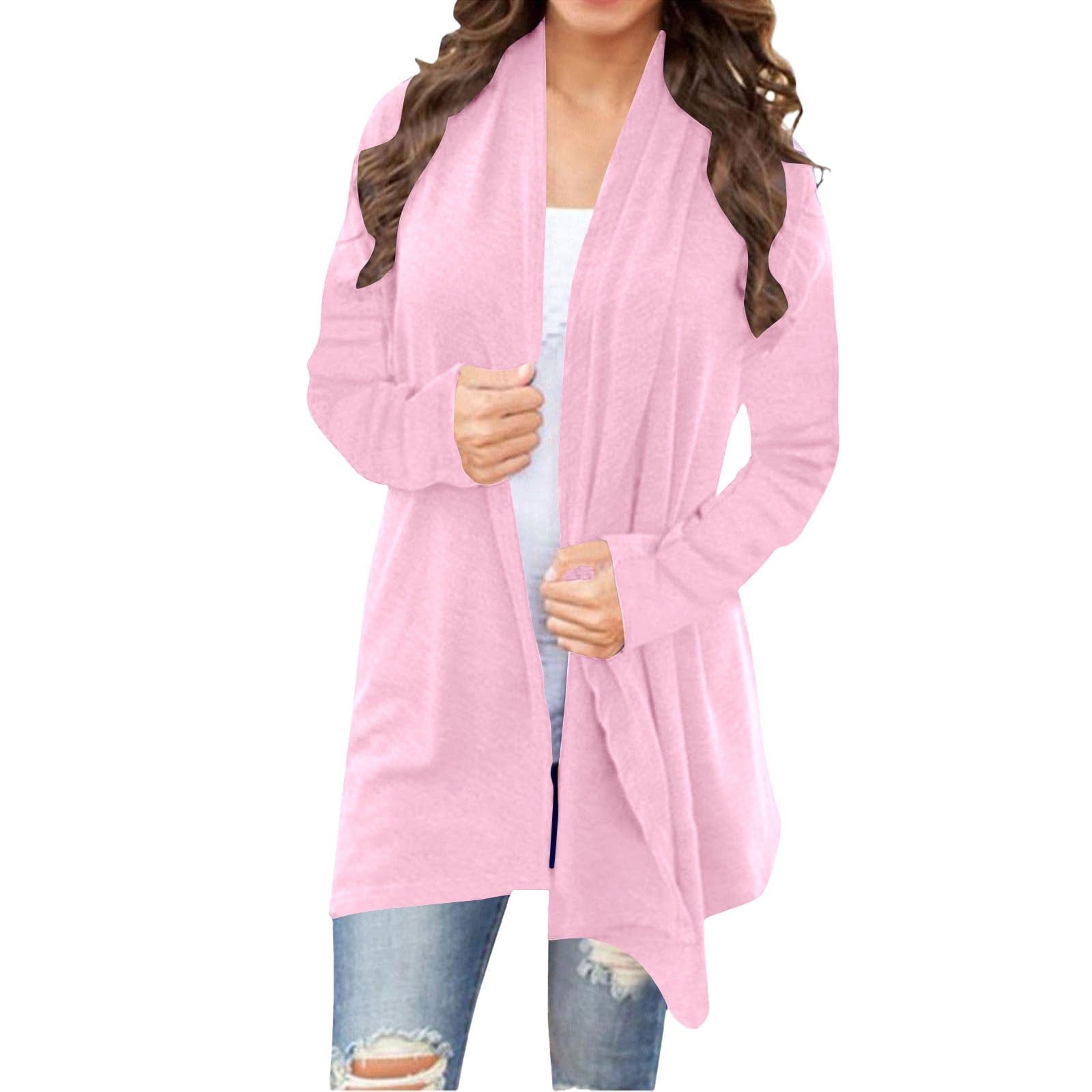 Cardigan Sweaters For Women Lightweight Knit Loose Long Sleeve Cardigan ...