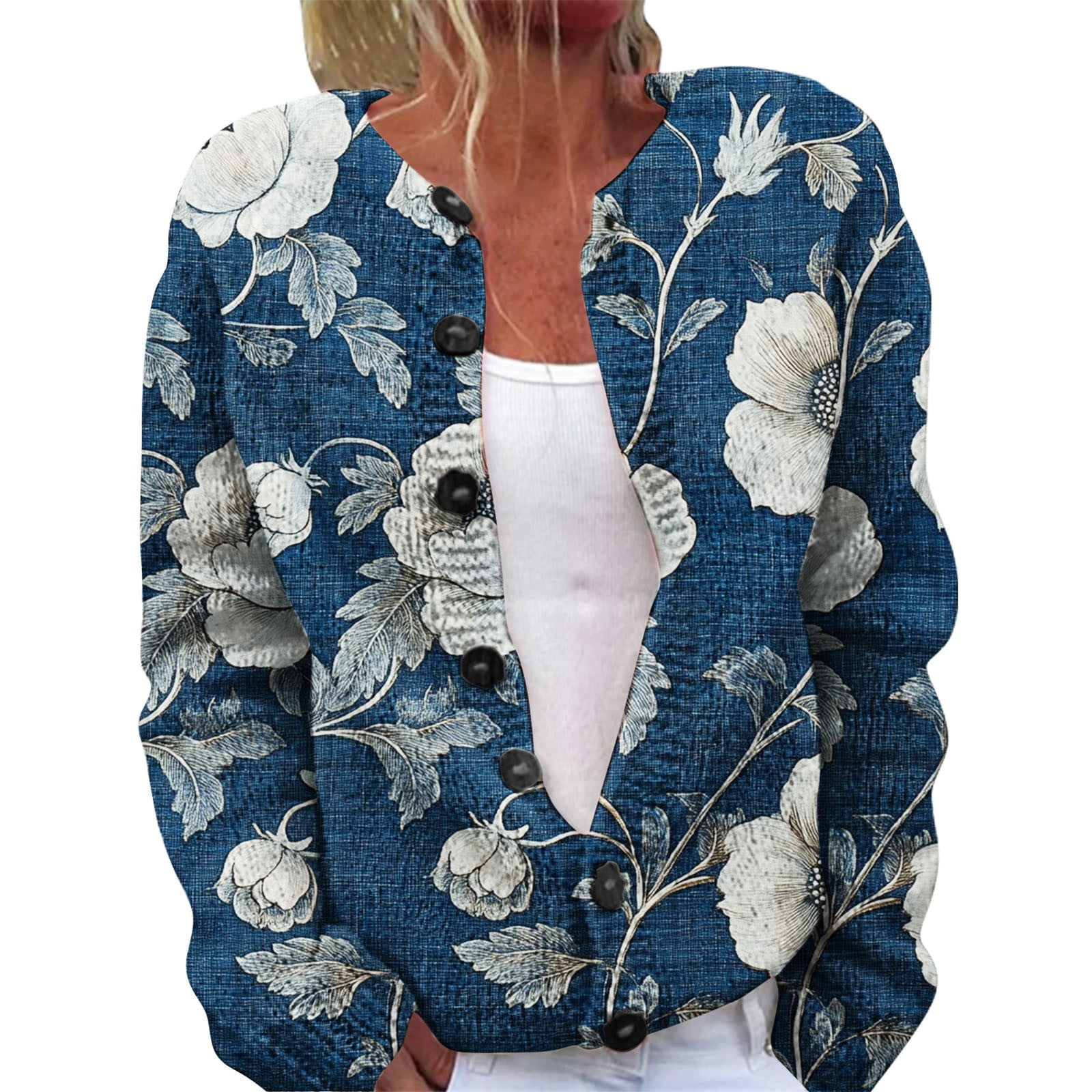 Cardigan Sweaters For Women Lightweight Print Stylish Open Front ...