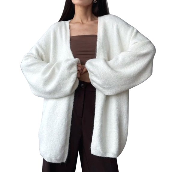 Cardigan Sweaters for Women Fall Winter Trendy Lantern Long Sleeve ...