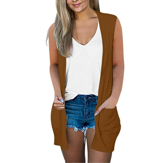 Cardigan Sweaters for Women Hemlock Casual Solid Print V Neck Coat Open ...