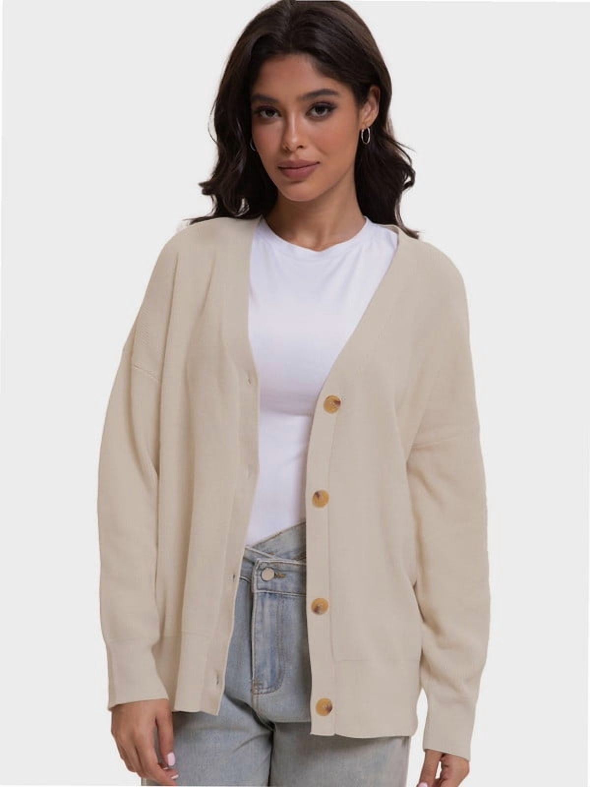 Cardigan Sweaters for Women Oversized Chunky Knit Long Cardigan Open ...