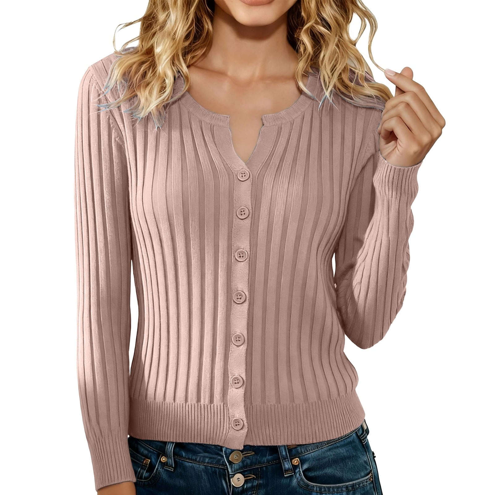 Cardigan Sweaters for Women, Yigetop Women's Long Sleeve Shirts Fall ...