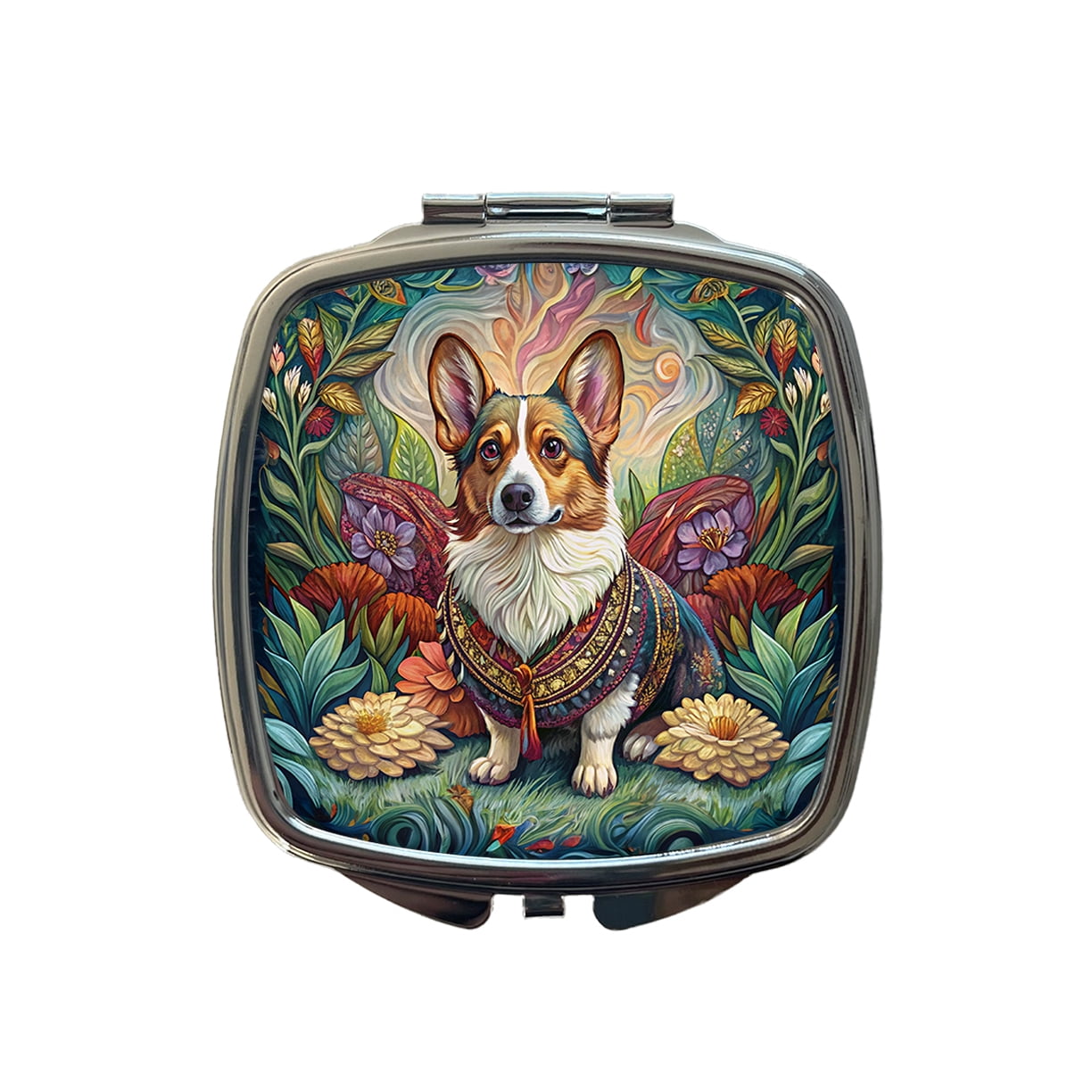 Cardigan Welsh Corgi Dog French Bohemian Art Travel Makeup Handbag ...