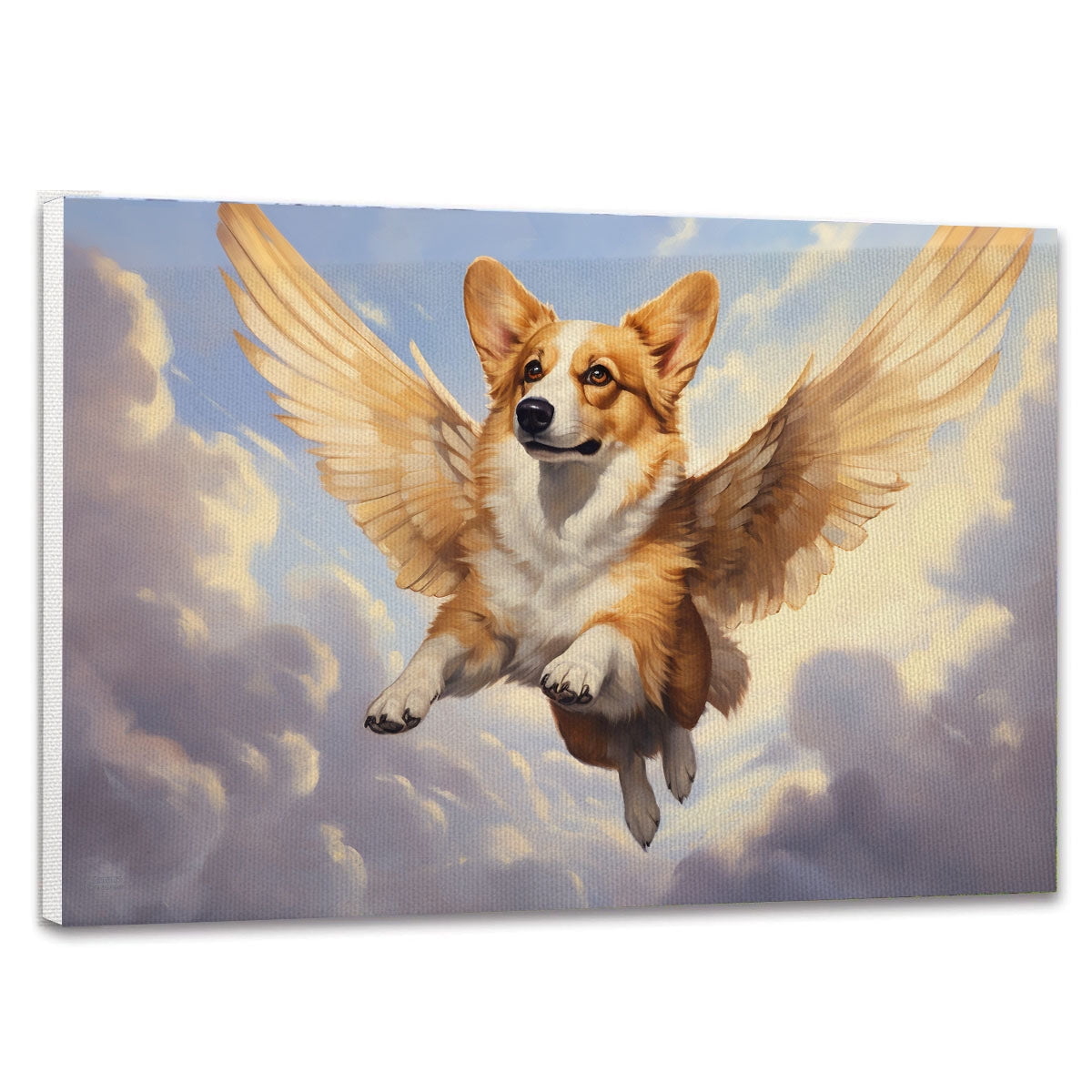Cardigan Welsh Corgi Dog Memorial Gifts - Waiting At The Door Canvas ...