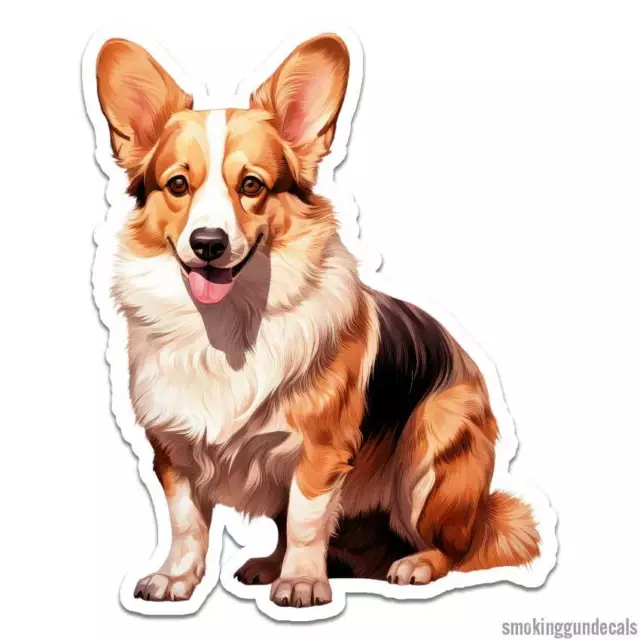 Cardigan Welsh Corgi Sticker Indoor Outdoor Phone Decal Water Bottle ...