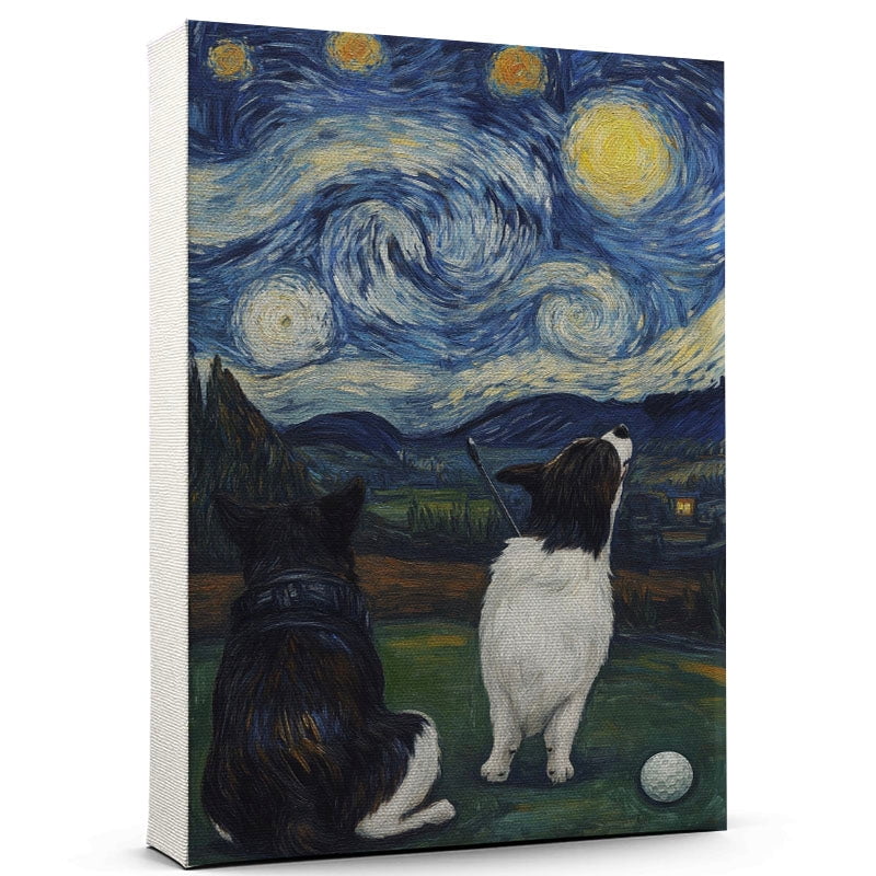 Cardigan Welsh Corgi Vintage Dog Golf Canvas – Artistic Sports ...