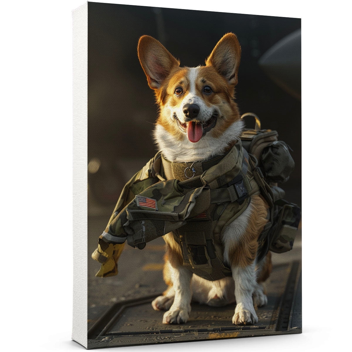 Cardigan Welsh Corgi Wall Art Soilder Dog Posters - Cardigan Welsh ...