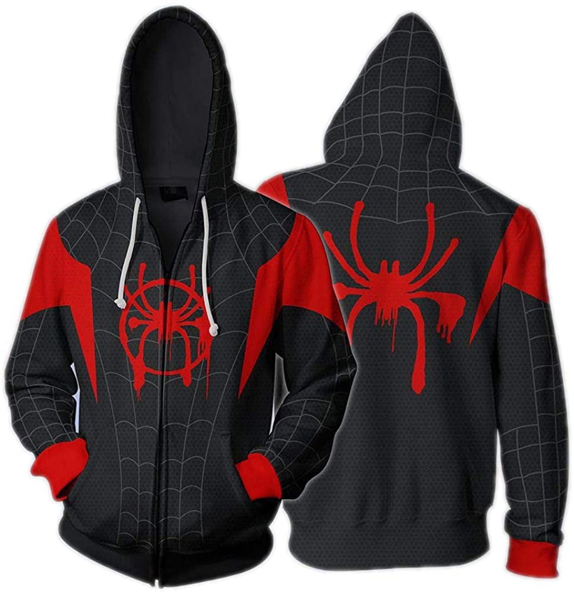 Superhero Anime 3D Style Cosplay Cardigan Zip Hoodie for Kids & Adults ...