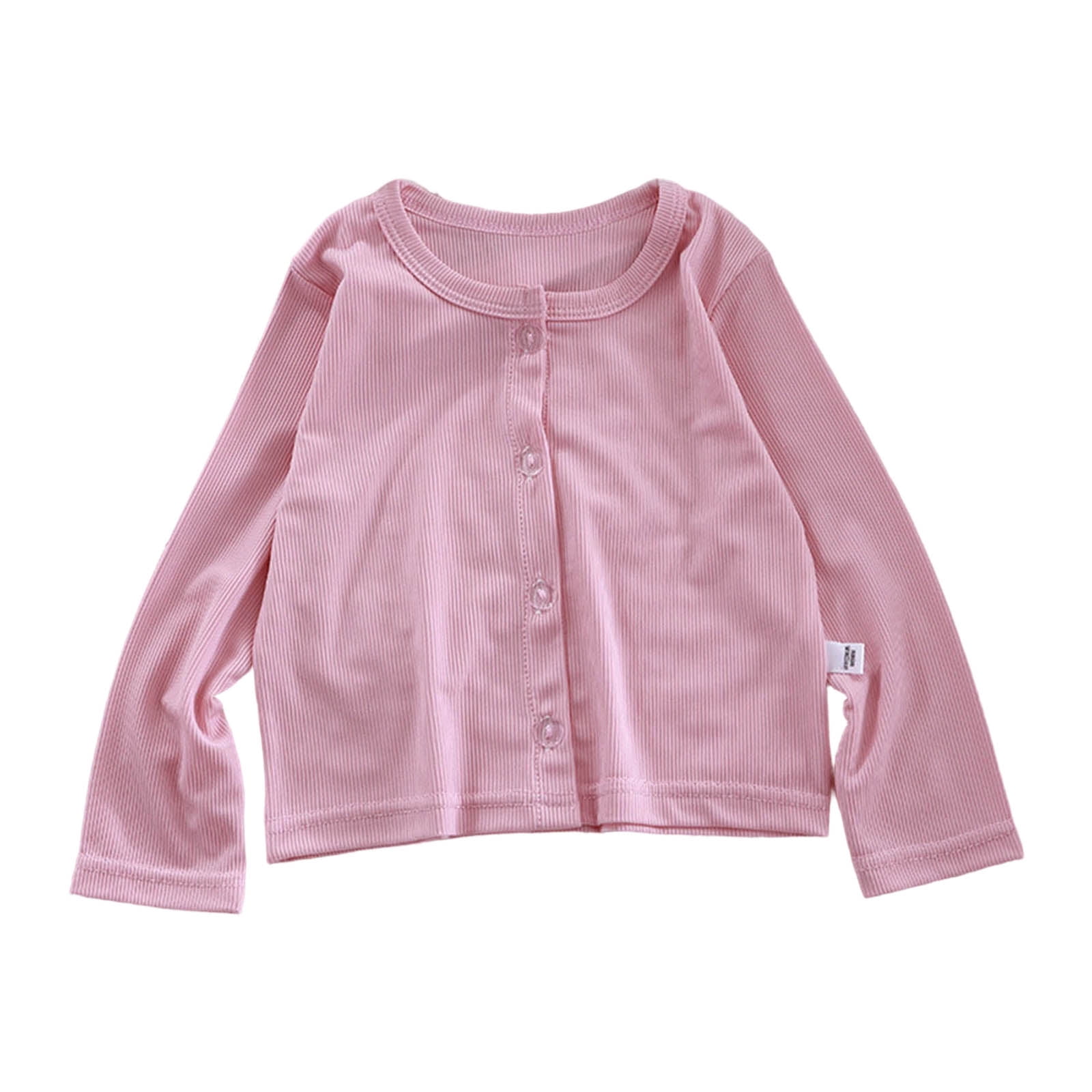 Cardigan for Girls, Lightweight Summer Button Front Ribbed Knit ...