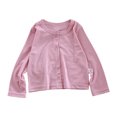 Cardigan for Girls, Lightweight Summer Button Front Ribbed Knit ...