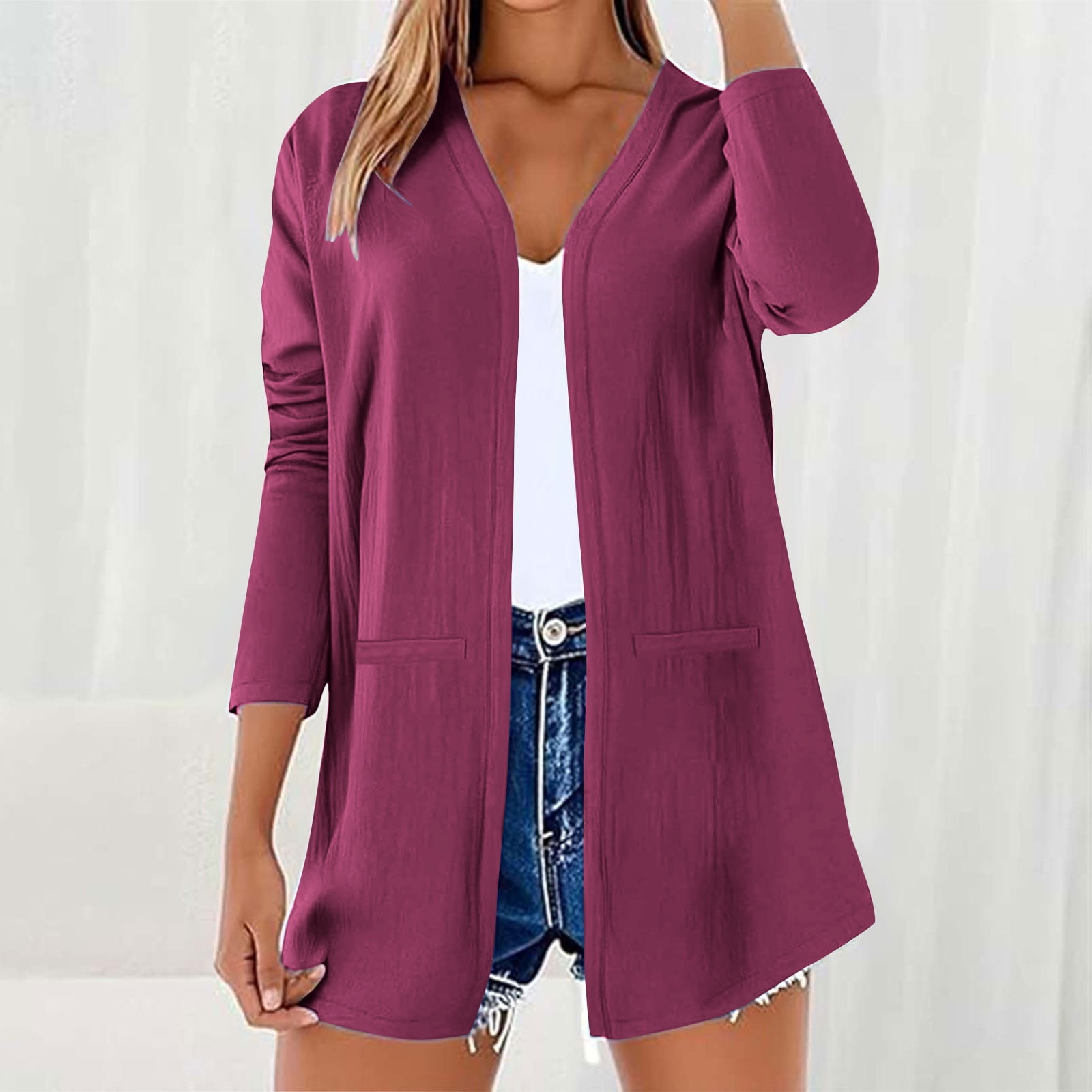Cardigan for Women Plus Size, Cardigans For Women Trendy Long Sleeve V ...