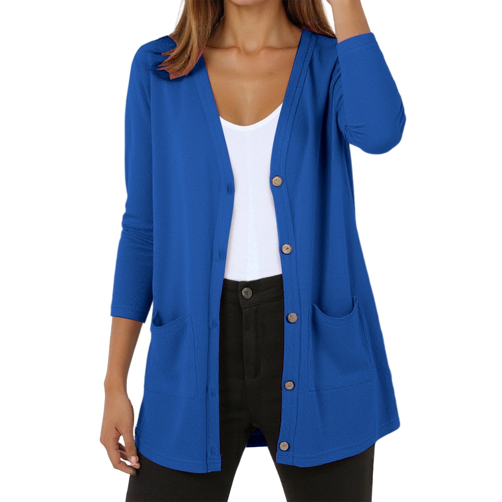 Cardigans for Women UK Womens Summer Cardigans Lightweight Soft Button ...