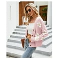 Cardigans for Women Button Up Open Front Cadigan Sweaters Floral Print ...