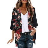 Cardigans for Women Plus Size 2026 Summer Fashion Cardigan Casual Print ...