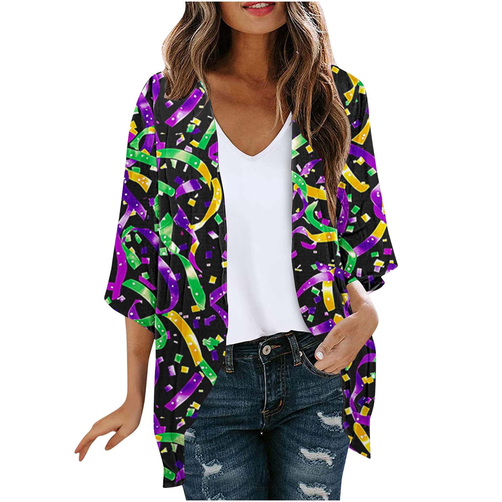 Cardigans for Women Plus Size 2026 Summer Fashion Carnival Sunscreen ...