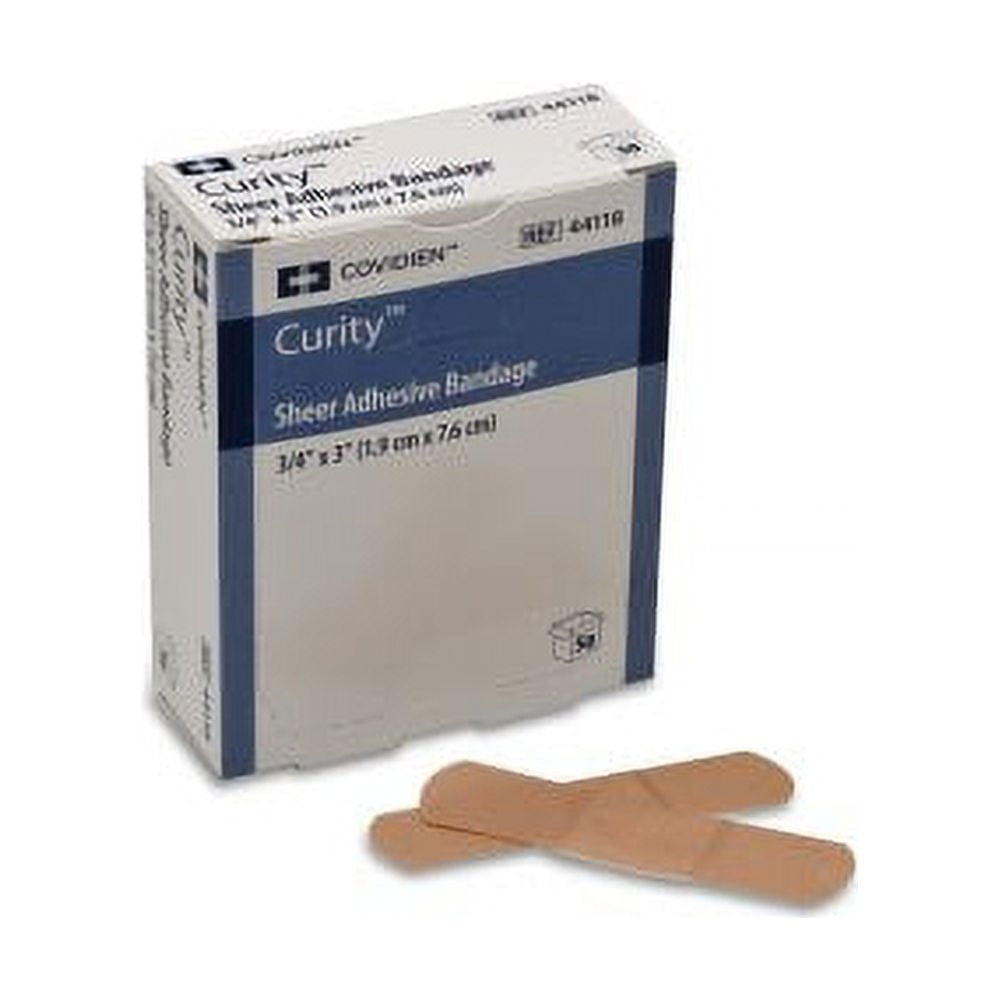 Cardinal 44118, Curity™ Adhesive Strip, Plastic, Sheer, 50/Box (735146 ...