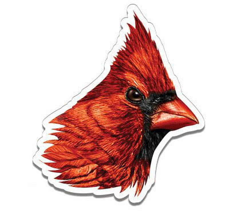 Cardinal - 5" Vinyl Sticker - For Car Laptop I-Pad - Waterproof Decal ...