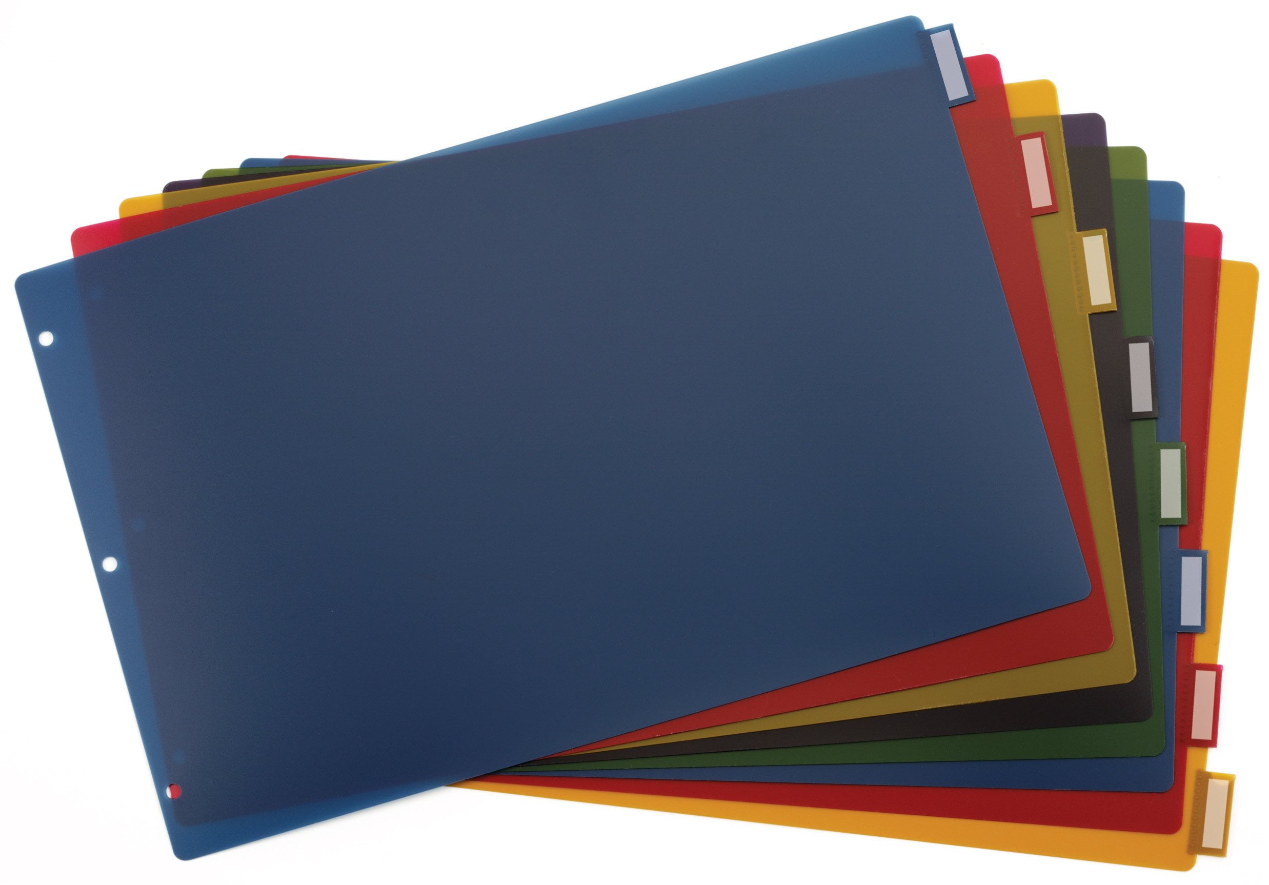 Cardinal 8 Tab Binder Dividers for 11 x 17 Inch Binders, Multi-Color ...