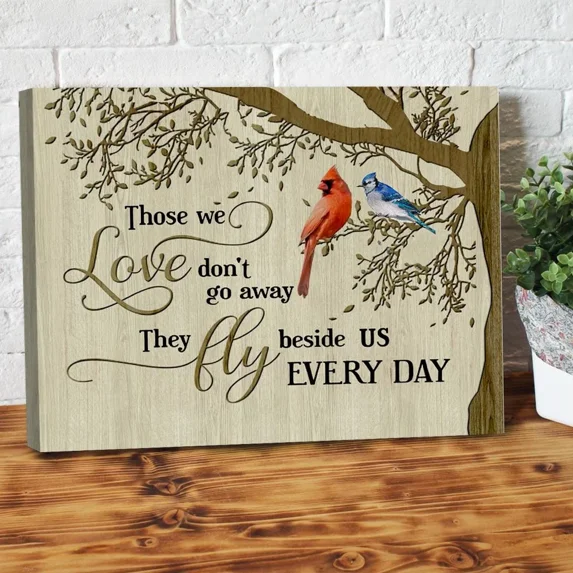 Cardinal And Blue Jay Bird Poster, Poster Home Decor, Poster Only ...